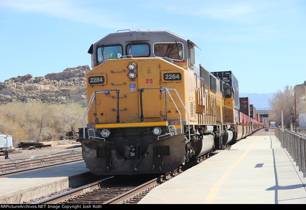 UP 2284 & UP 2456 Manned Helpers.